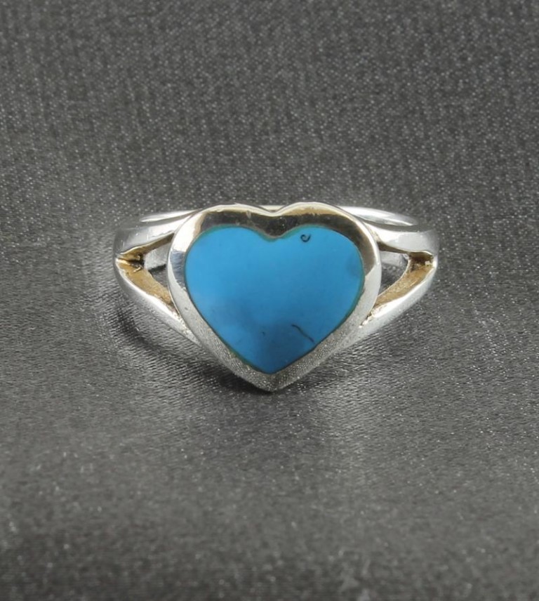 Turquoise Heart Ring - Cybelle